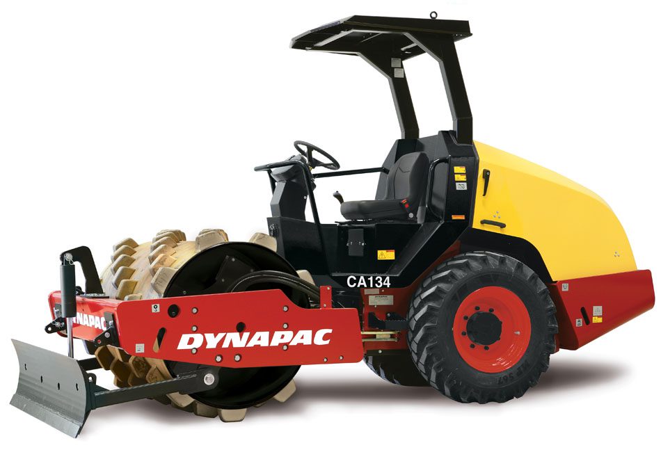 Dynapac CA134D 54″ Single Drum Vibratory Roller – Ravenel Truck & Equipment